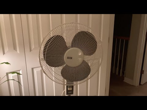 SMC SF-16 16" Oscillating Pedestal Fan - YouTube
