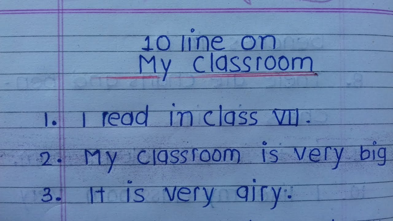 10 Essay Line On My Classroom Short Essay On My Classroom In English English Essay YouTube 10-essay-line-on-my-classroom-short-essay-on-my-classroom-in-english-english-essay-youtube