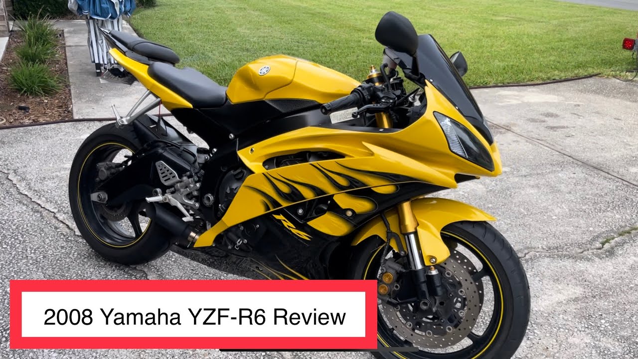 Yamaha R6 Black And Yellow