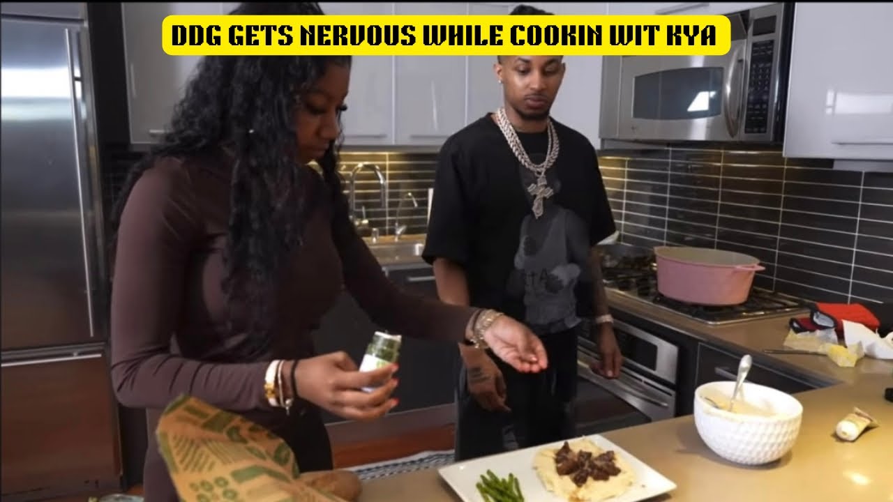 DDG COOKING WIT KYA & he’s nervous #ddg #cookinwitkya #cookingwithlove ...