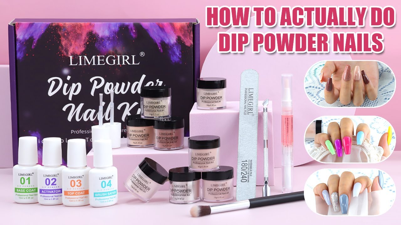 How to do acrylic nails?Simple nail art | Dip powder nails art tools ...