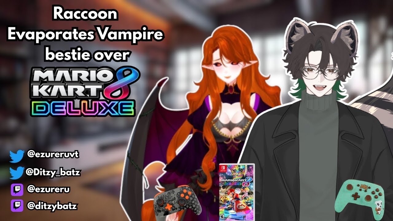 racoon evaporates vampire bestie over mario party deluxe - YouTube