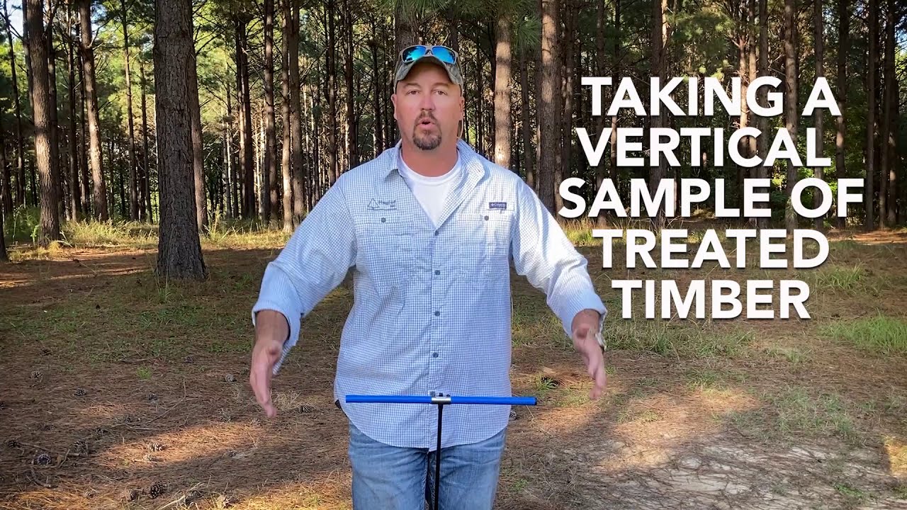 Haglöf Increment borer - Taking a Vertical Sample with an increment ...