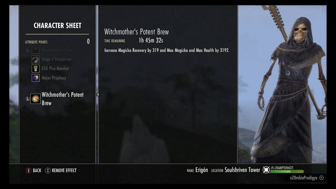 ESO The Best Food for a Magicka Build [Witchmother's Potent Brew] - YouTube