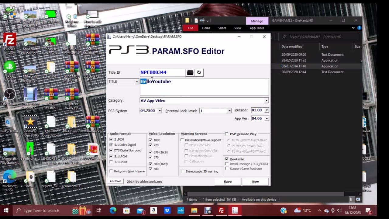 HOW TO RENAME APPS & GAMES PS3 CFW & HEN EASY - YouTube