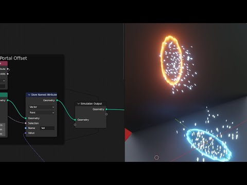 Simulation Portals with Geometry Nodes - YouTube