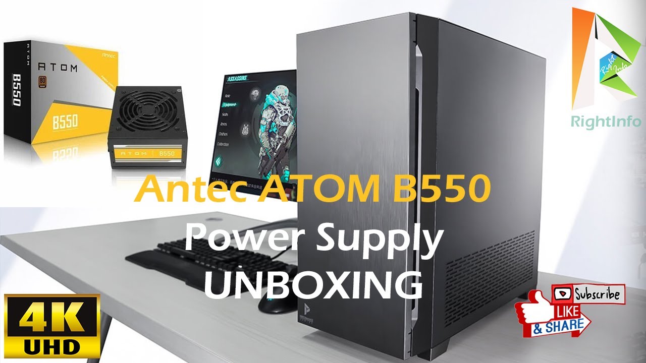 Antec ATOM B550 Power Supply | UNBOXING & REVIEW | All Details ...