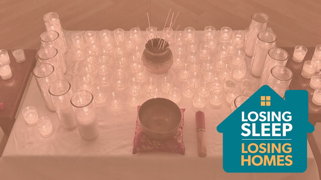 Losing Sleep, Losing Homes Vigil for supportive housing - YouTube