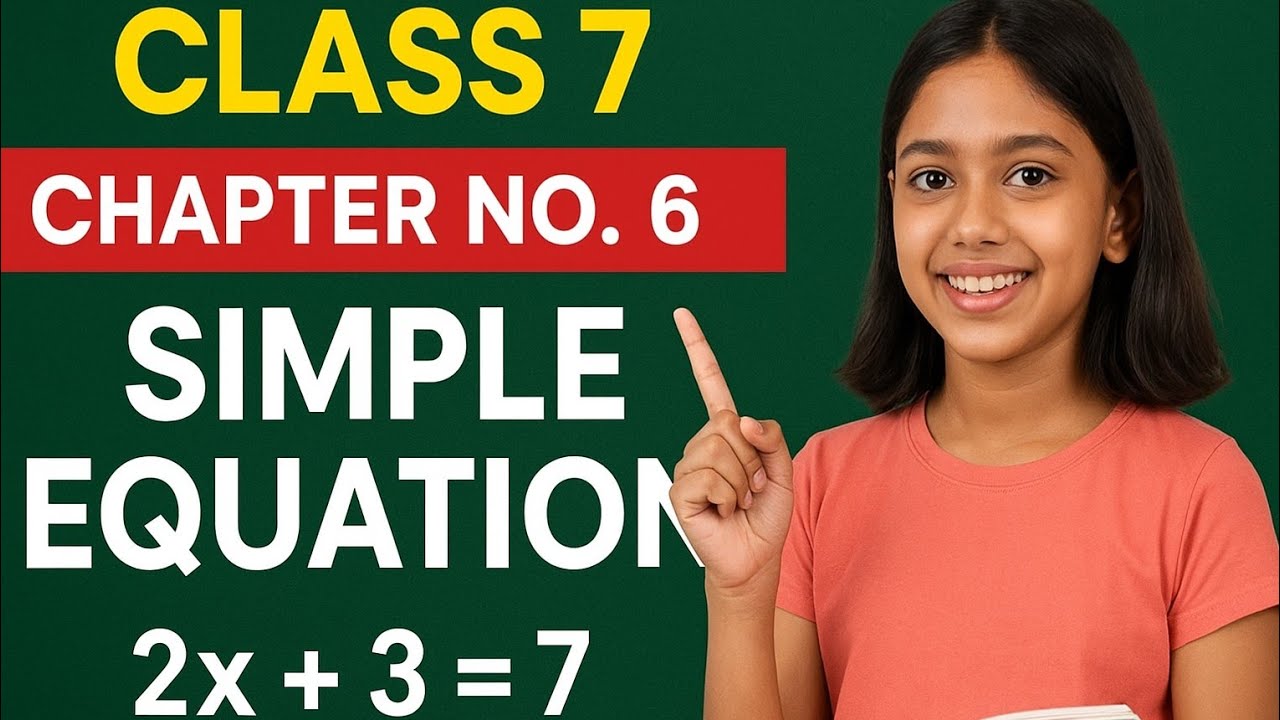 Simple Equation. Exercise 6.5 | Class 7th Chapter -6 Targeting ...