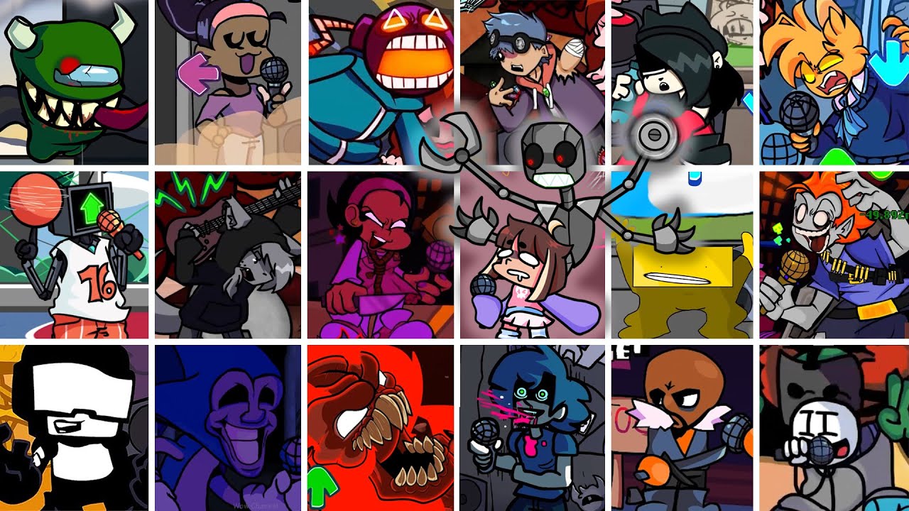 FNF Termination But Different Characters Sing It (FNF Termination but ...