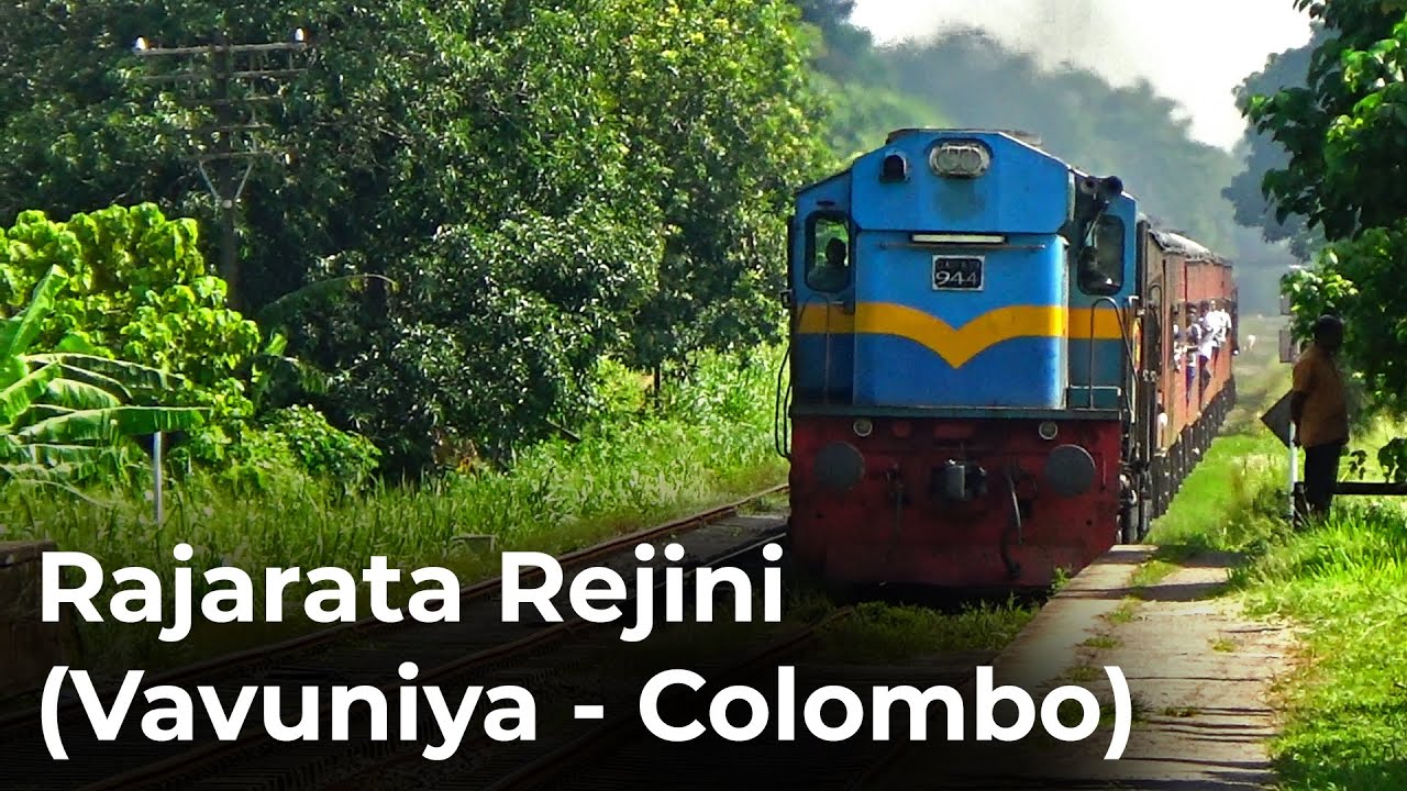 Rajarata Rejini Express Train in Sri Lanka Railways - YouTube