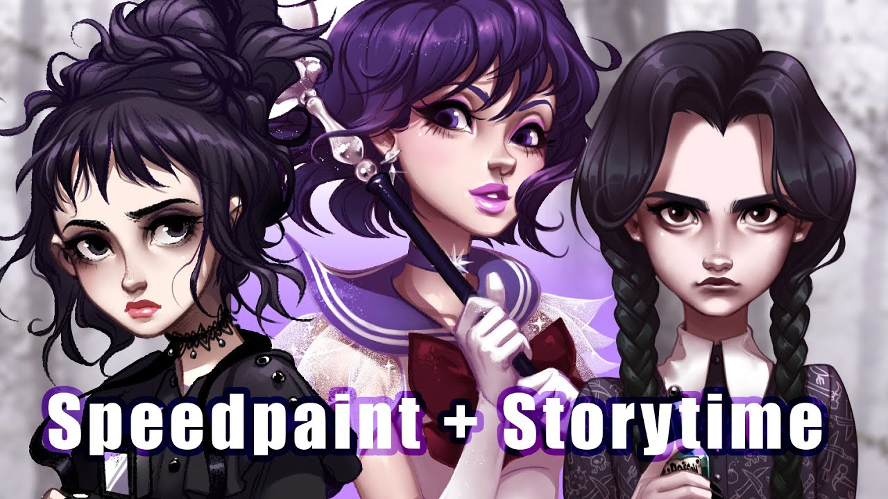 Storytime - THE ART JOB FROM HELL // Speedpaint of Sailor Saturn, Lydia ...