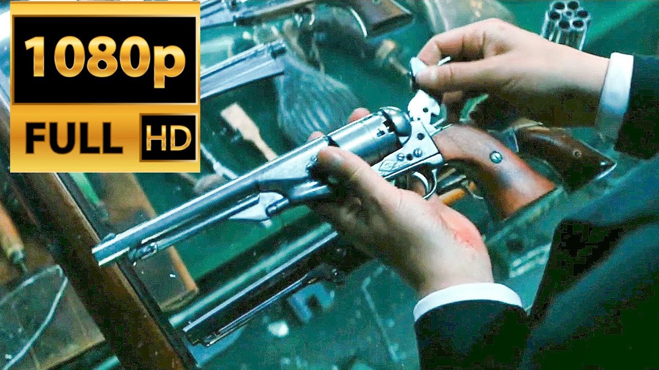 John wick(2019) - Assembling the revolver and Flick kill movie clip ...