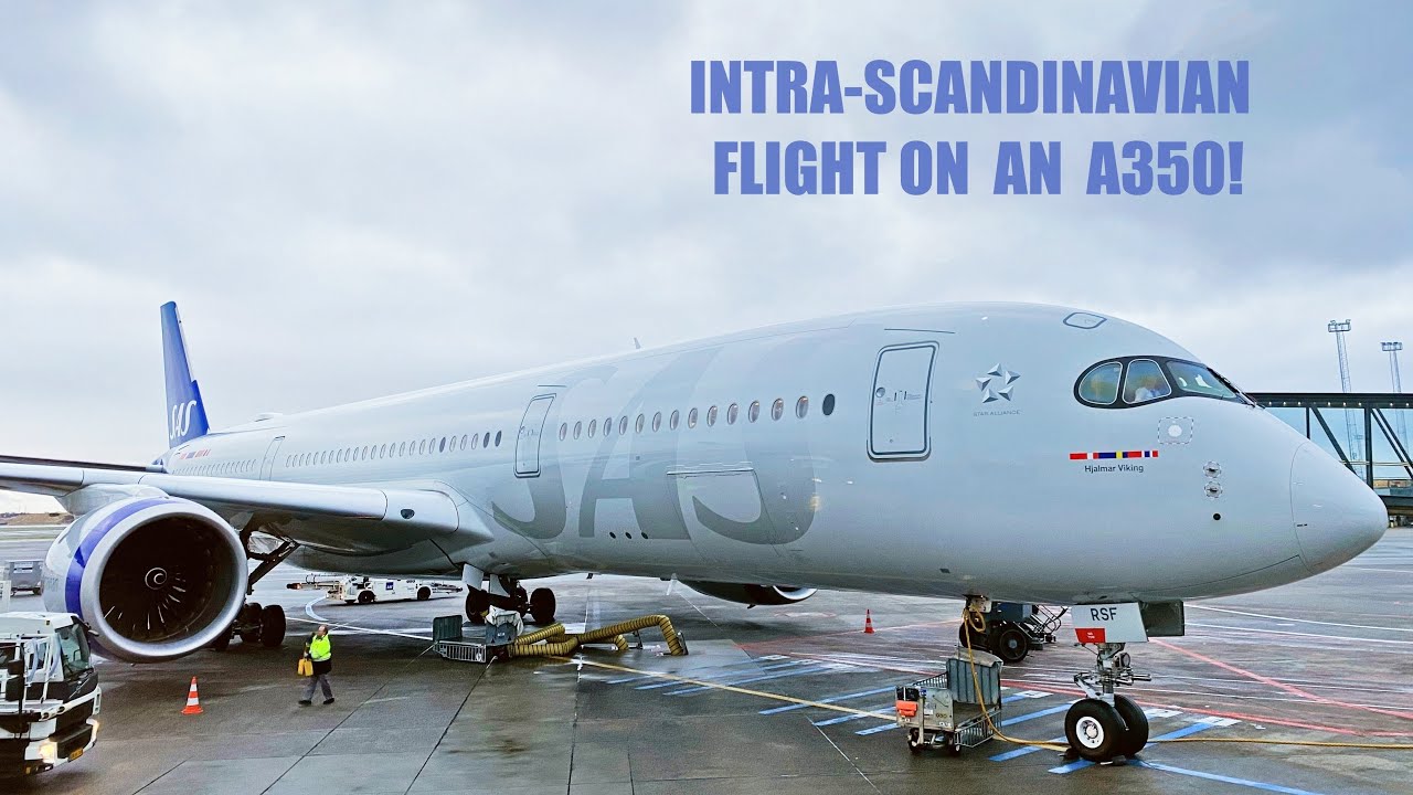 TRIP REPORT | SAS [SAS Go] Airbus A350-900 | CPH-ARN | SK408 - YouTube