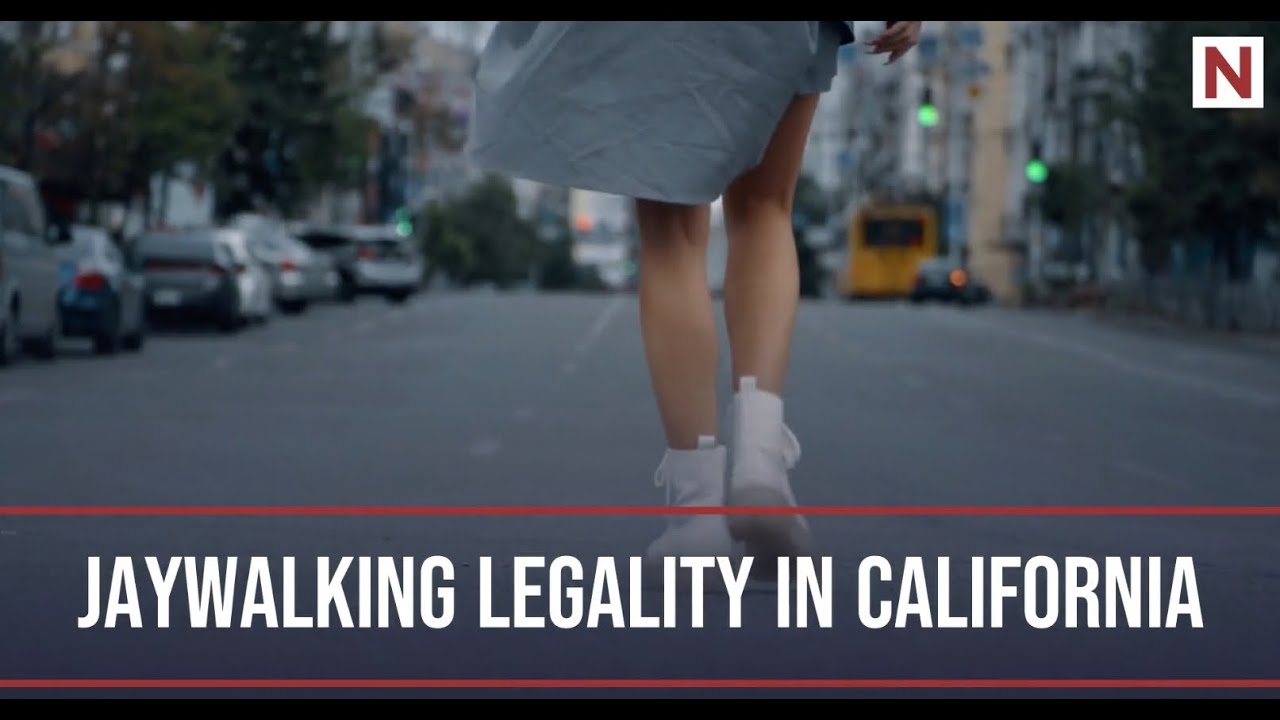Jaywalking Legality in California - YouTube