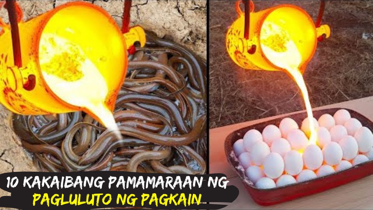 10 Kakaibang Pamamaraan ng Pagluluto ng Pagkain - YouTube