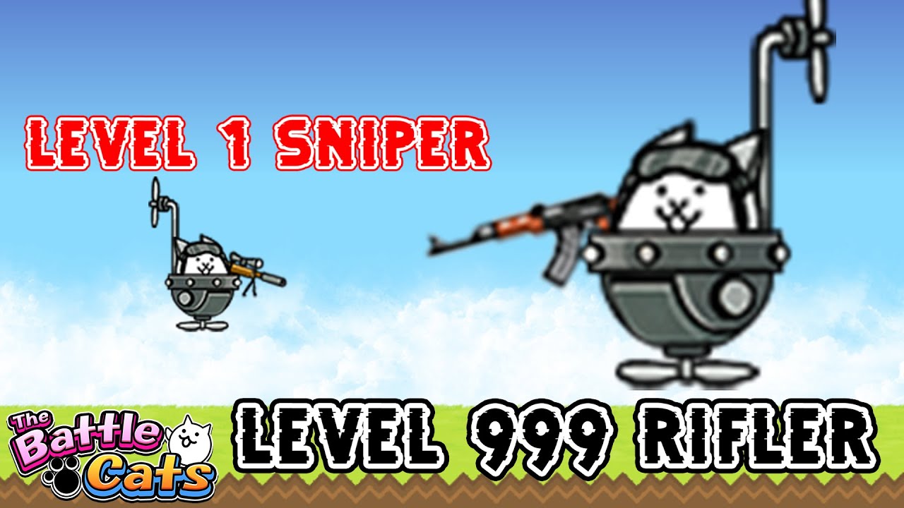 [The Battle Cats] - When the Sniper Cat got a new Automatic Rifle ...