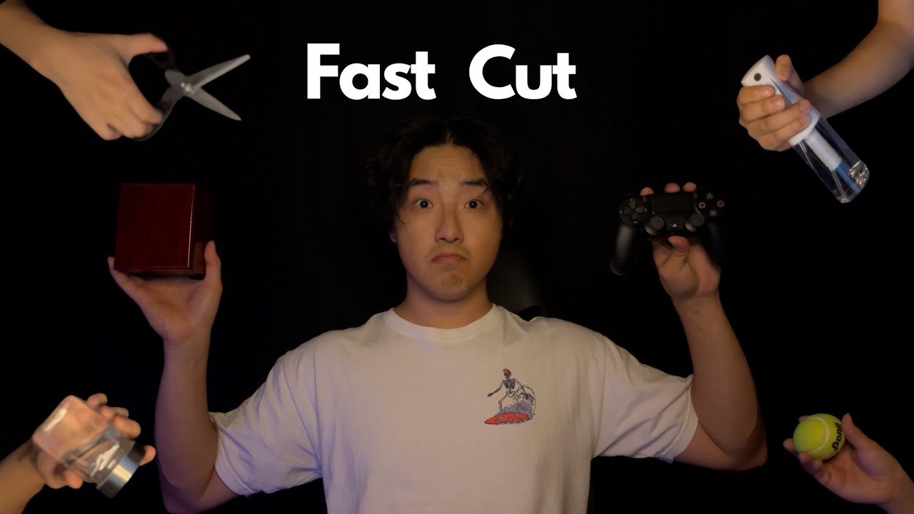 ASMR Fast Cuts for Tingles | ADHD | Extreme - YouTube