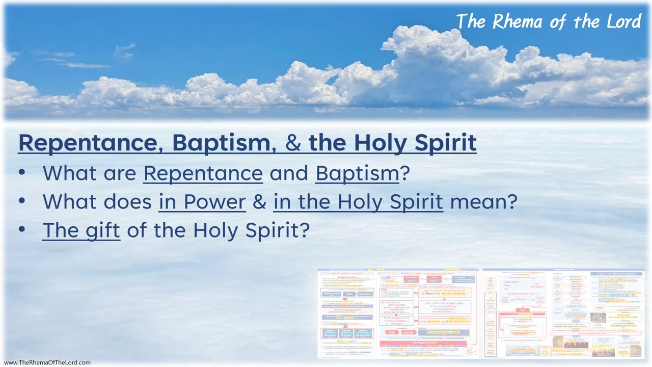 [14] Repentance, Baptism & the Holy Spirit - YouTube