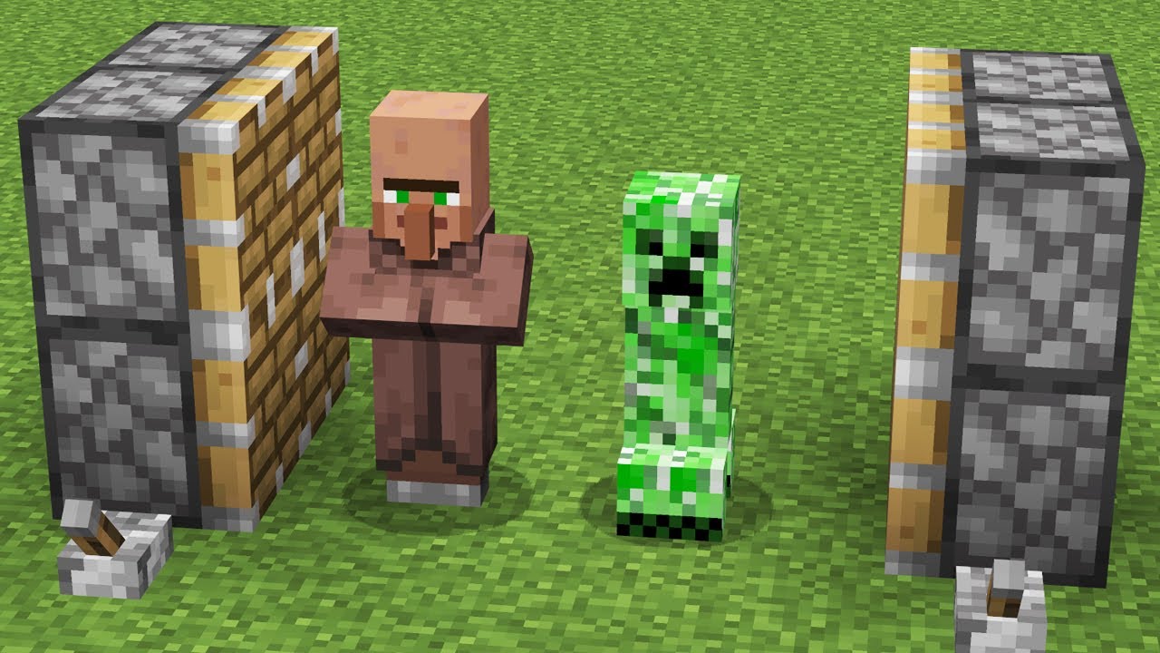 minecraft Villager + creeper =?? - YouTube