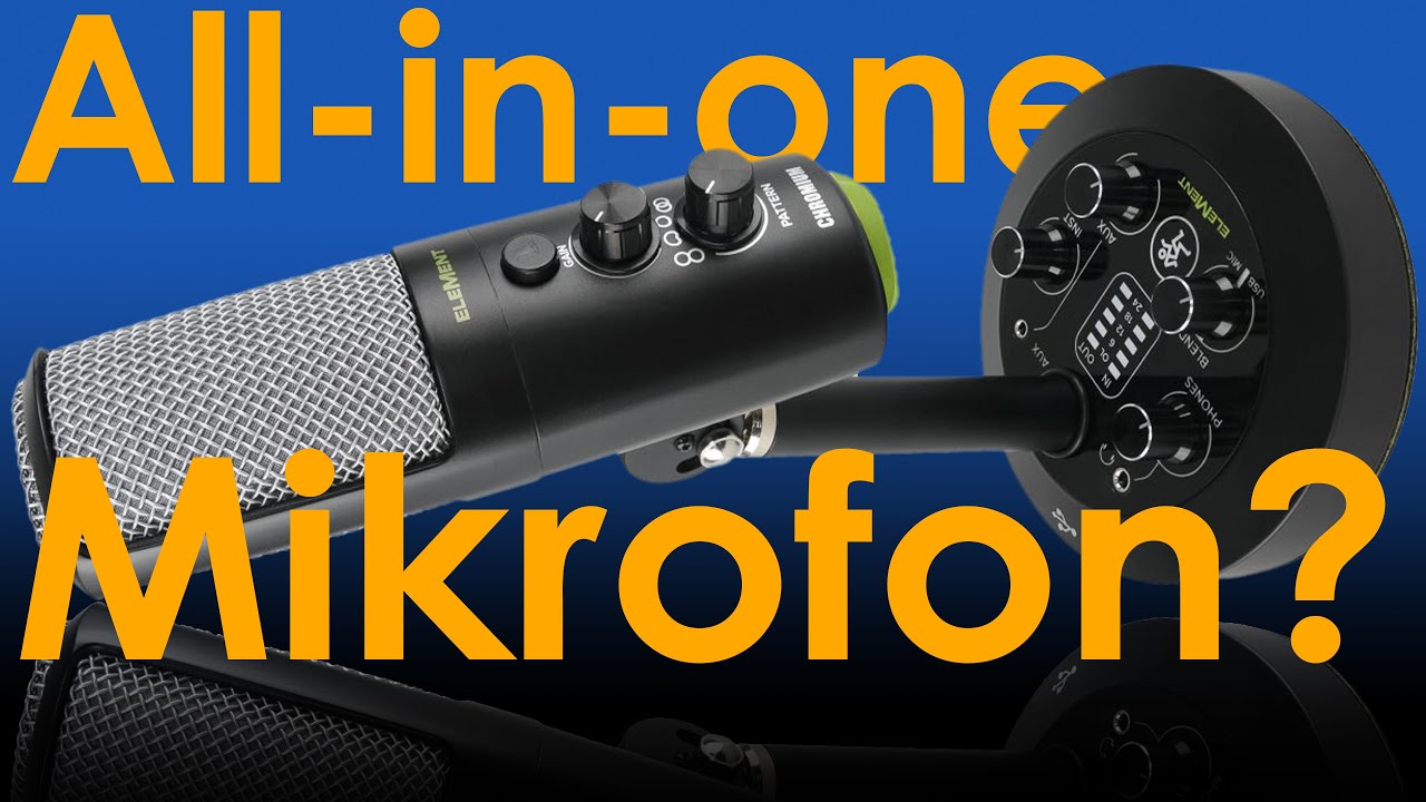 Mackie Element Chromium, das Mic das keiner kaufen kann! Mikrofon Test ...