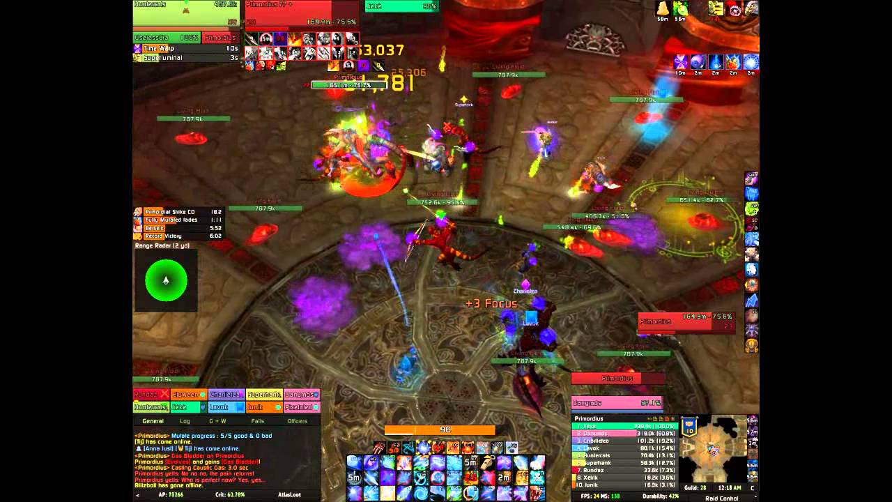 Primordius (Throne of Thunder) - GameSense Xavius - YouTube