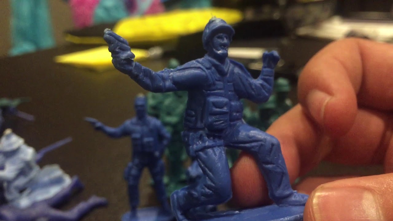 Where to get blue plastic army men - YouTube