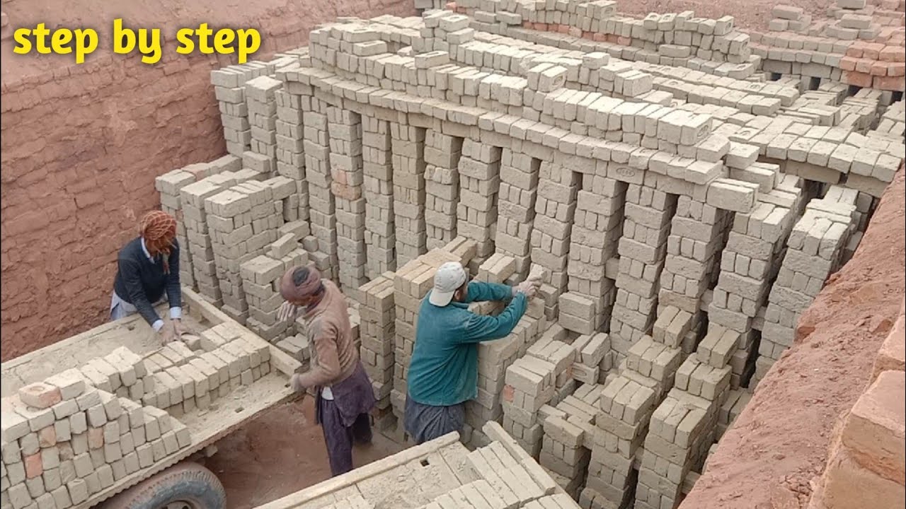 How to Make Bhatta Bricks in Pakistan | How to Make Zigzag Bhatta ...