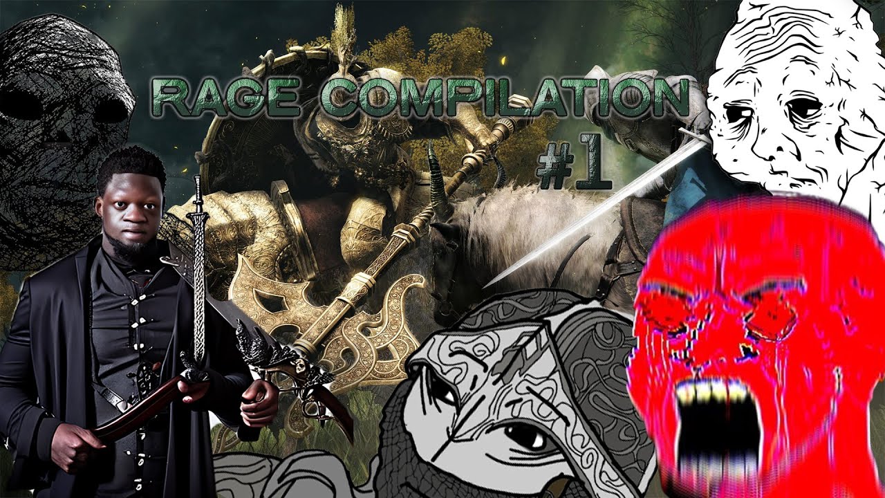 ELDEN RING Rage Compilation - Man Goes Insane in Limgrave - YouTube