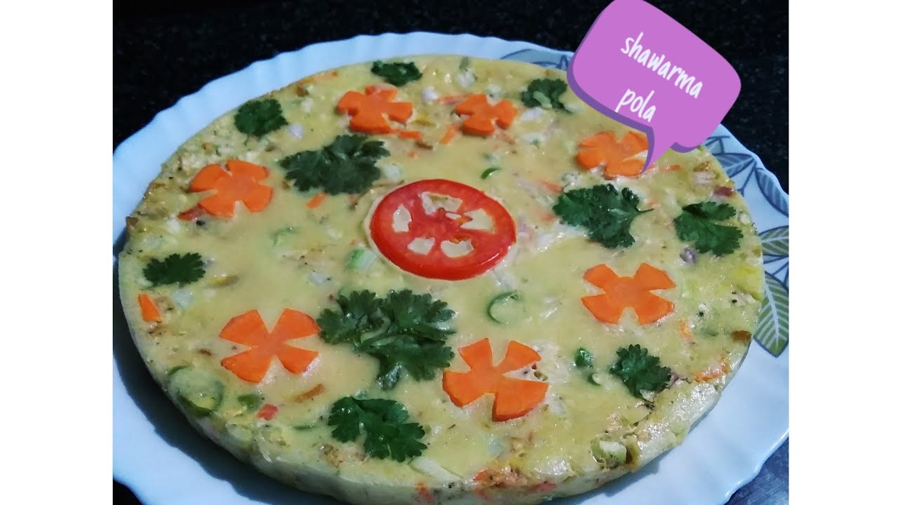 Shawarma pola recipe//tasty&soft pola,cake recipe/Jaza's kitchen world ...