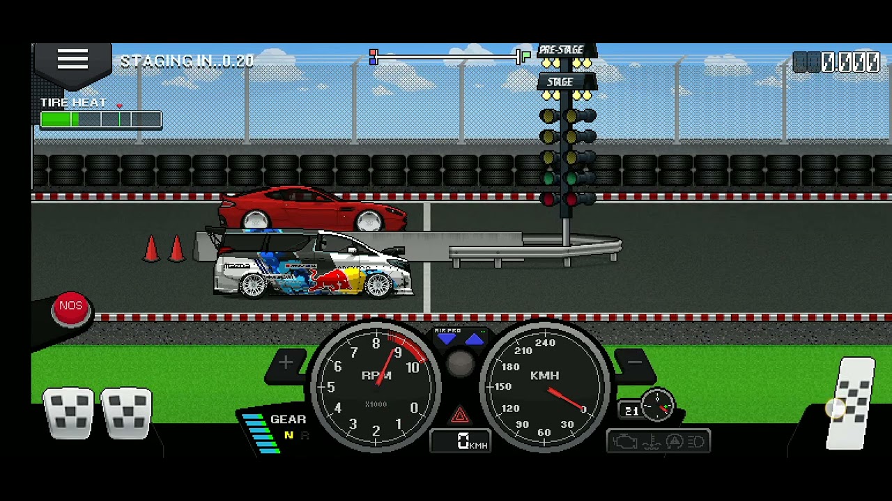 my best build in toyota alphard game: Pixel car racer - YouTube