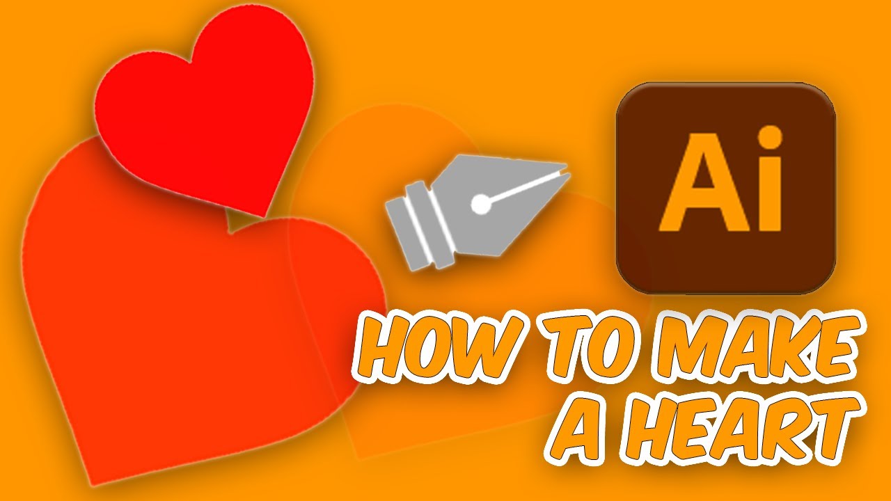 Illustrator Pro 2024: How to Make a Heart in Just a Few Steps - YouTube