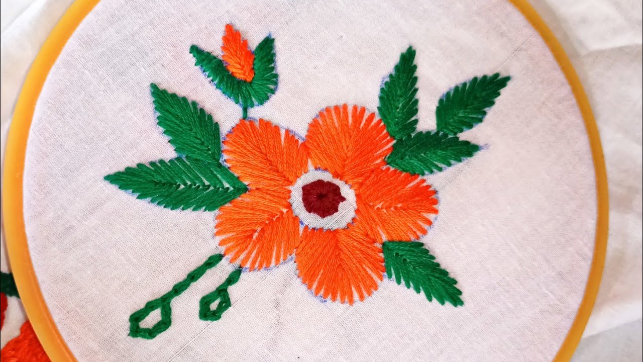 unique hand embroidery designs for tablecloth design, cushion cover ...