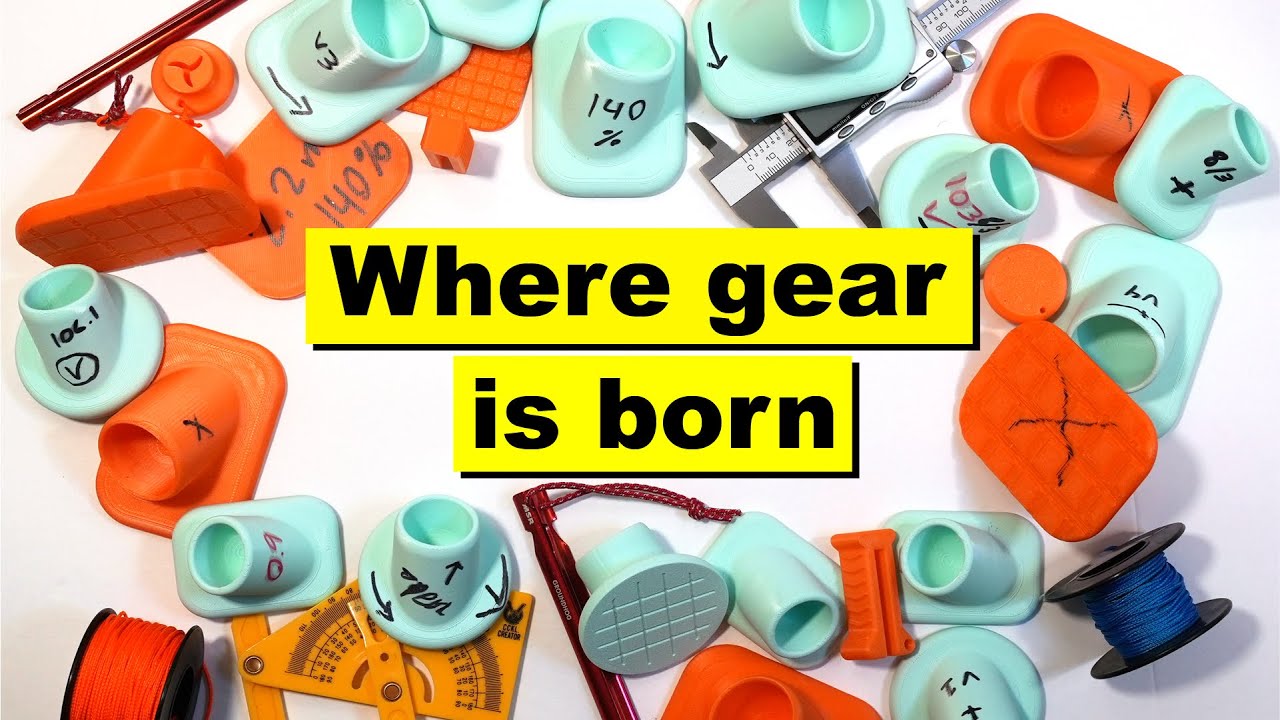 Tour My Basement Backpacking Invention Lab - YouTube