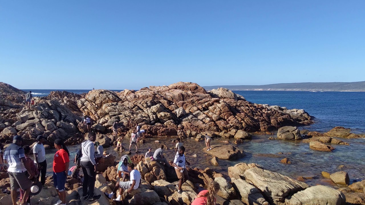 Up close at the rocks at Canal Rocks Yallingup WA Australia 4K - YouTube