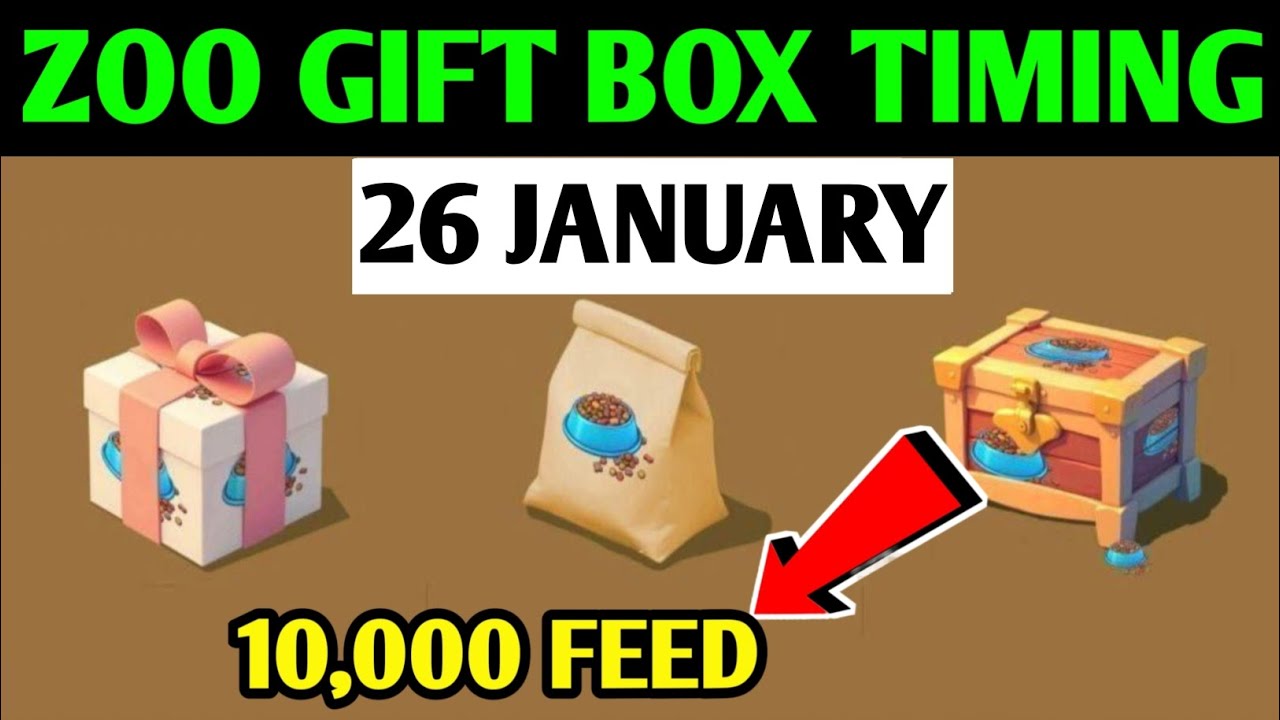 Zoo Gift Box Time Today 26 January | Zoo Gift Time Today | Zoo Gift Box ...