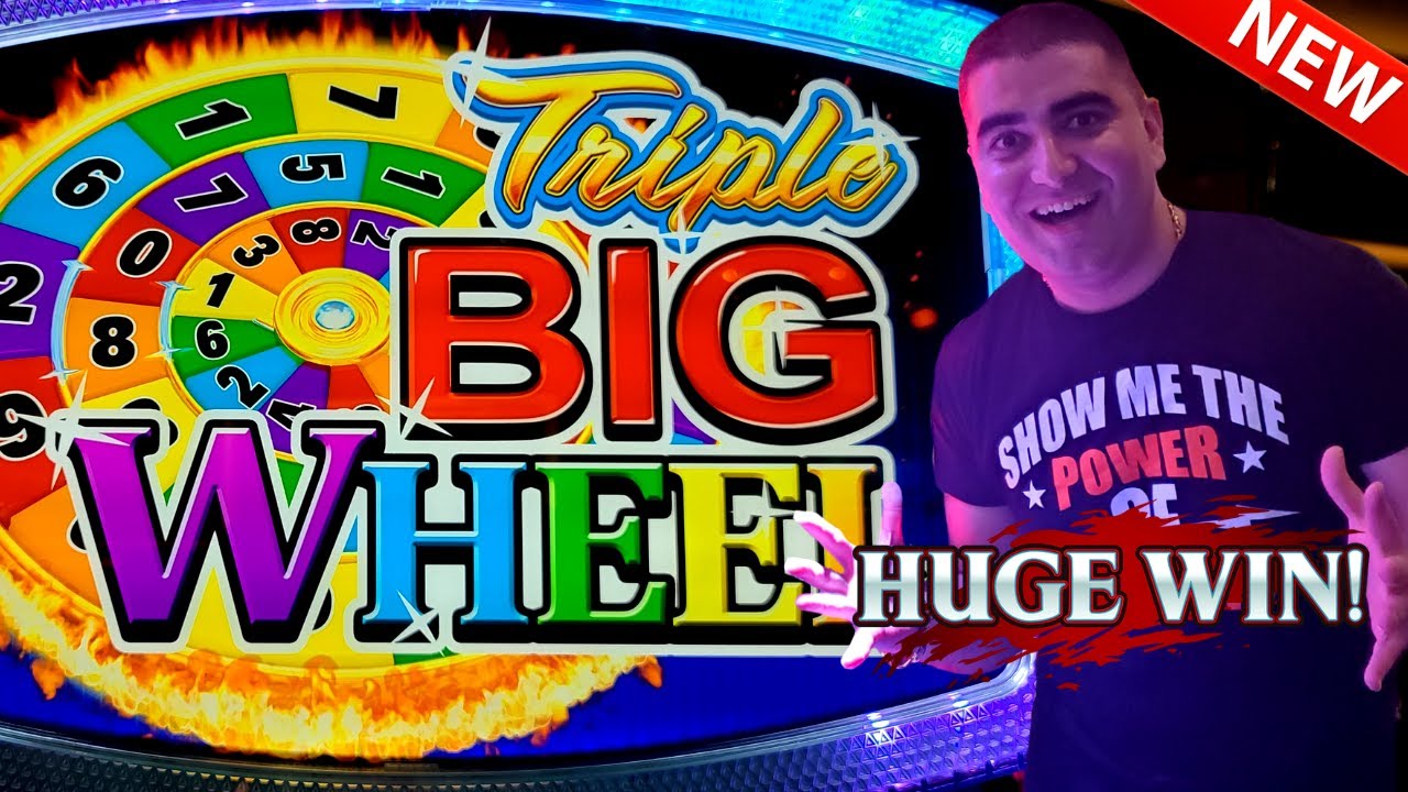 NEW SLOT! High Limit TRIPLE BIG WHEEL Slot Machine Max Bet Bonus & BIG ...