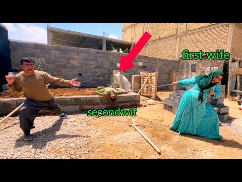 He builds a new mansion. Will the first wife allow the second wife to enter the new house?