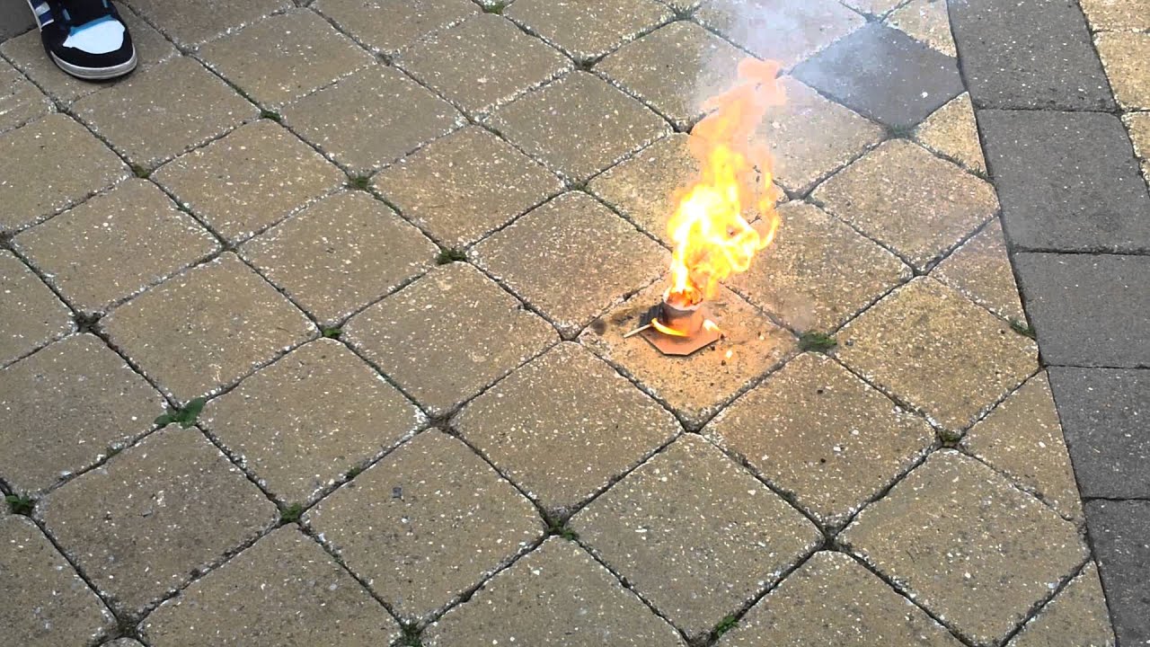 When you're bored make some firework whit matches - YouTube