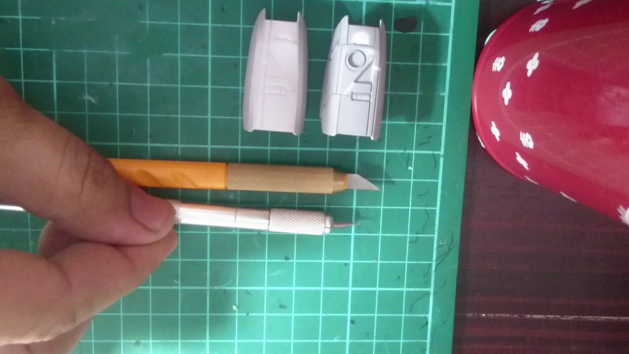 Gunpla Panel Lining Tutorial: Replicating Panel Line Pattern - Part 1 ...