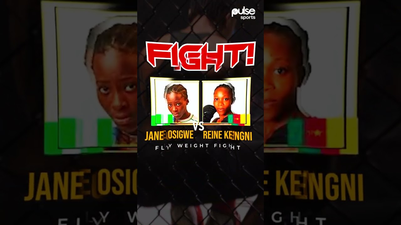 Jane Osigwe of Nigeria takes on Cameroon's Reine Kengni at Fight Night ...