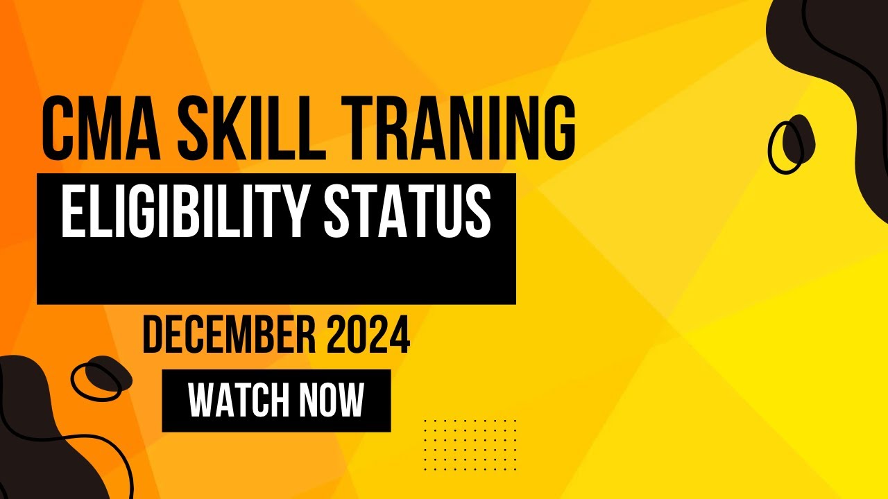 CMA Skill Training Eligibility Status December 2024 Exams | ICMAI skill ...