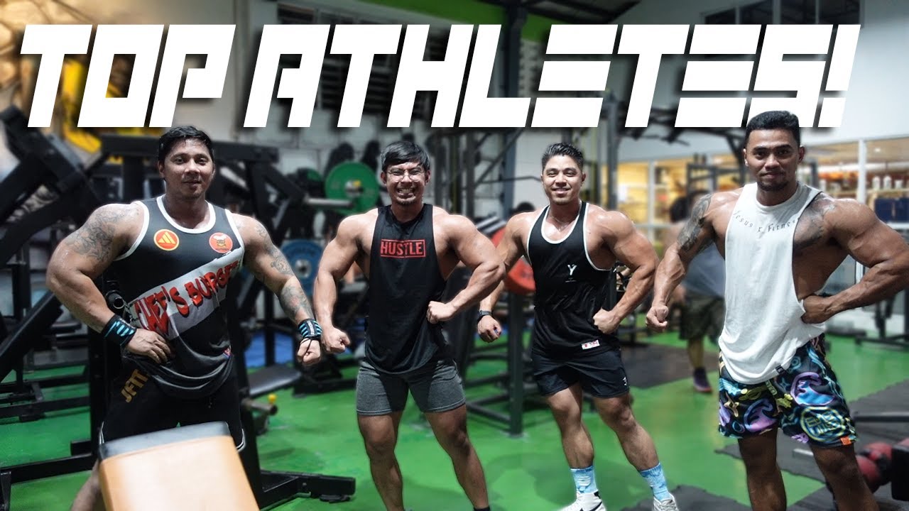 WORKOUT KASAMA ANG TOP PHYSIQUE ATHLETES NG TACLOBAN! | GRABE ANG LAKI ...