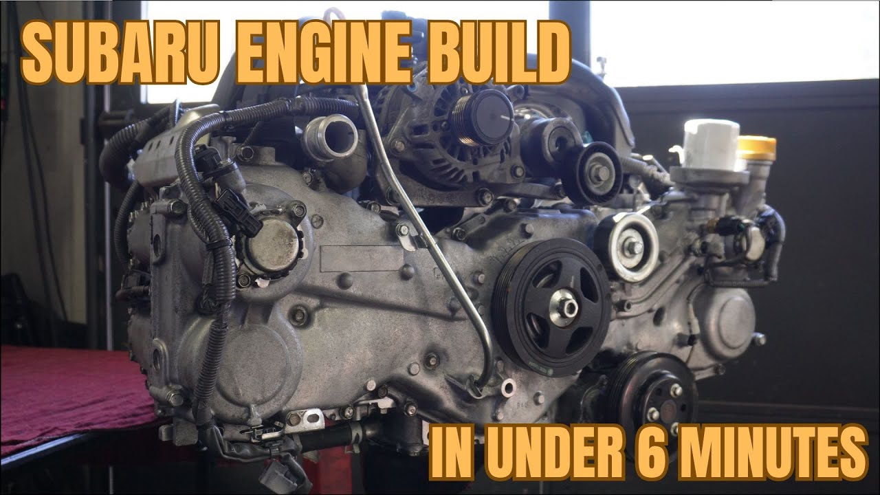 Putting Back Together A Subaru Engine - YouTube