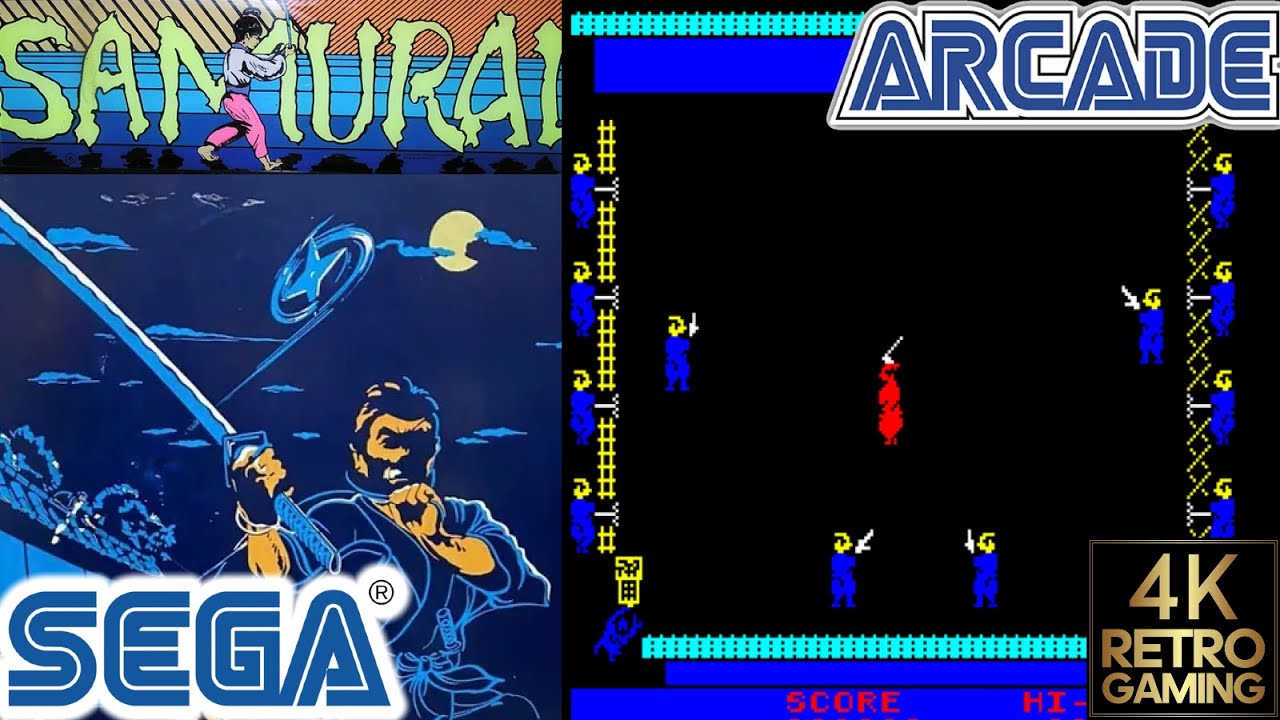 Samurai Arcade ( Sega 1980 ) 4k Gameplay - YouTube