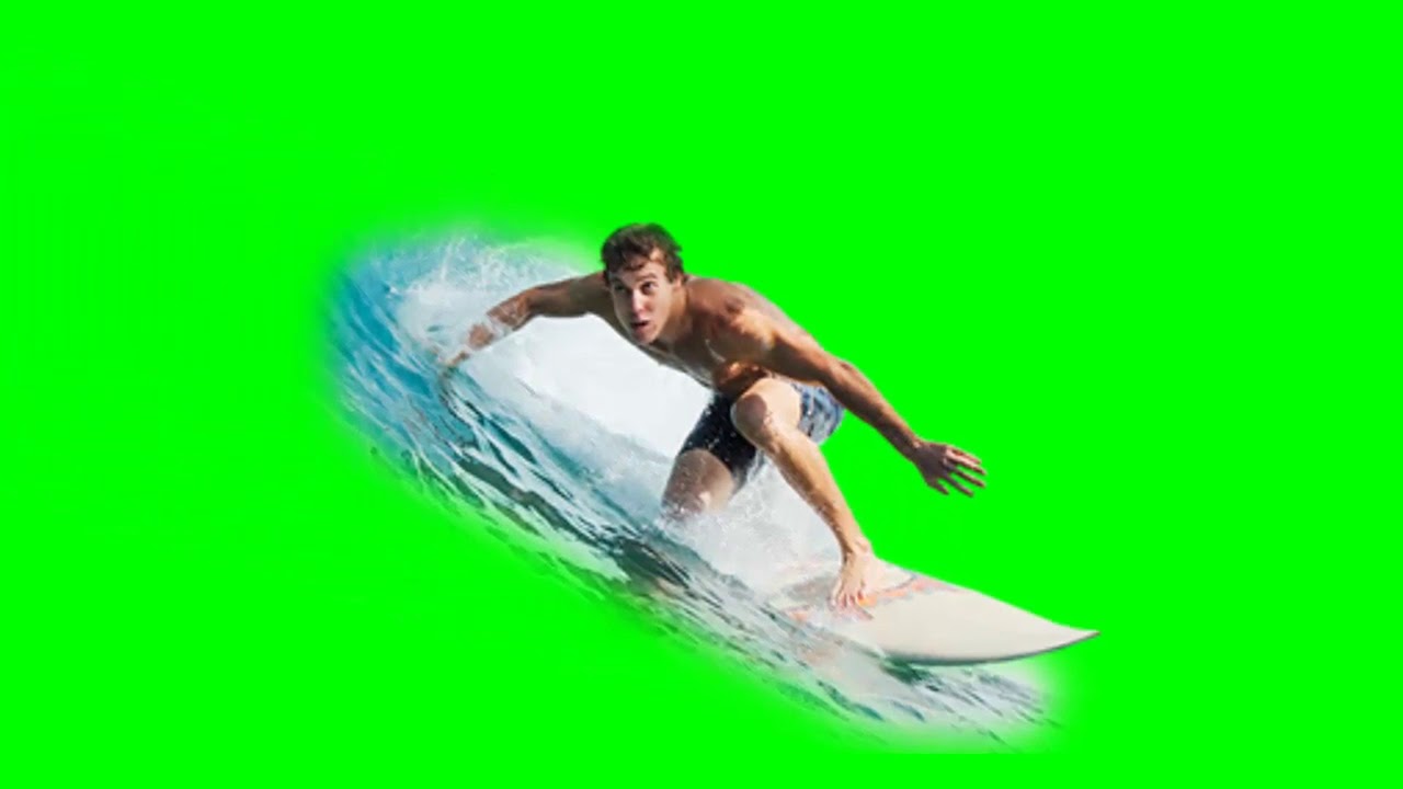 GREEN SCREEN SURFER 2 - YouTube