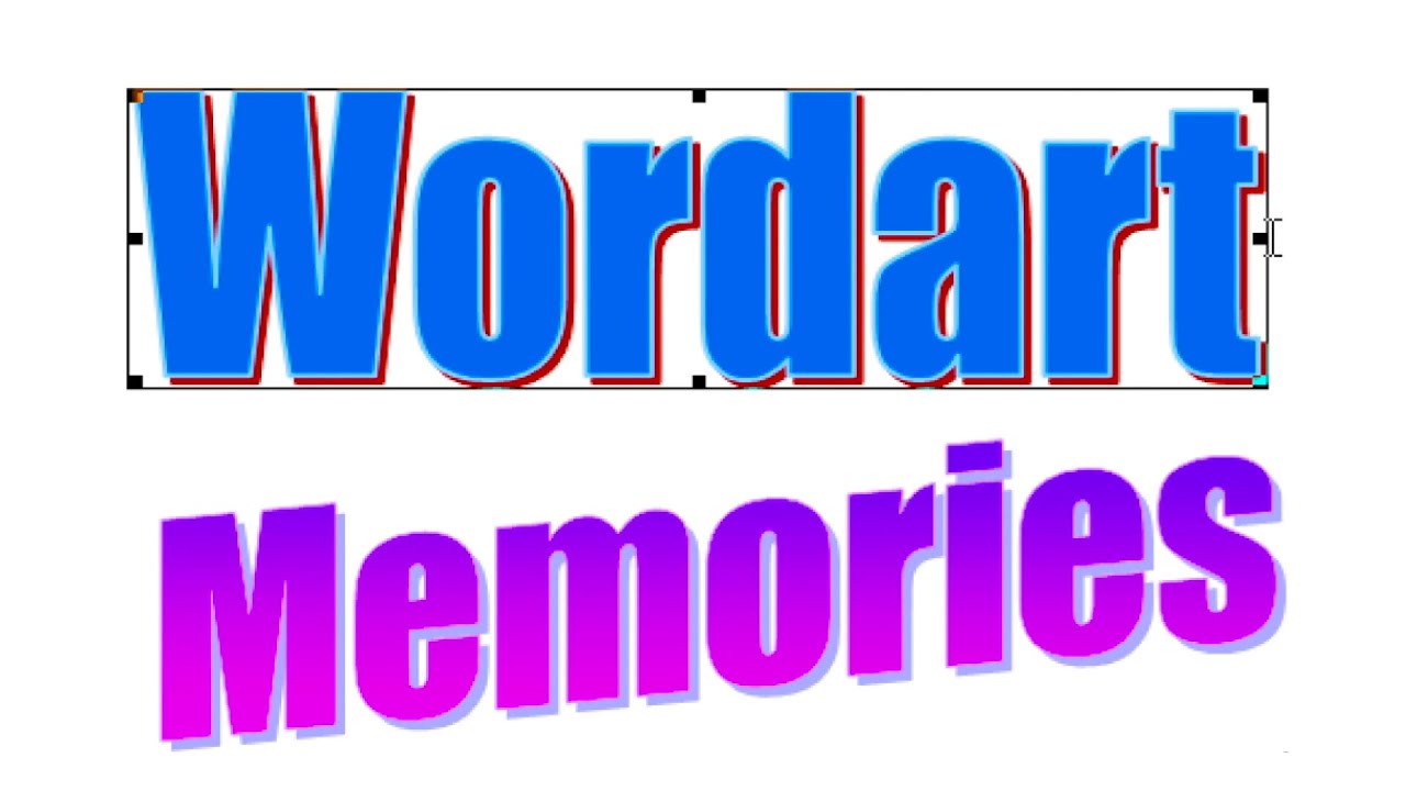 Microsoft Office: WordArt Nostalgia! - YouTube