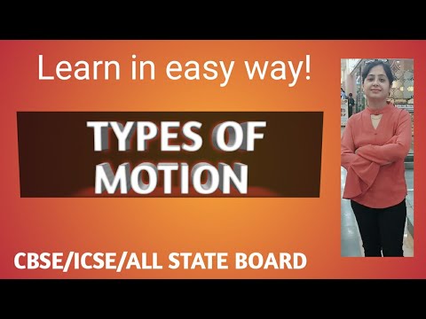 PHYSICS | MOTION | CLASS-9TH | CHAPTER-1 | TYPES OF MOTION | CBSE ...