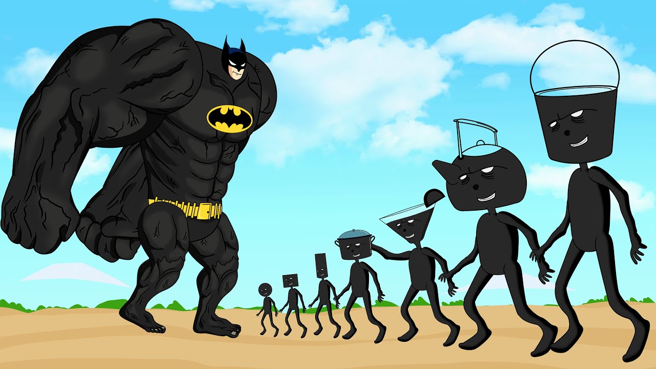 Evolution Of BATMAN Vs Evolution Of MONSTER RADIATION : Returning From ...