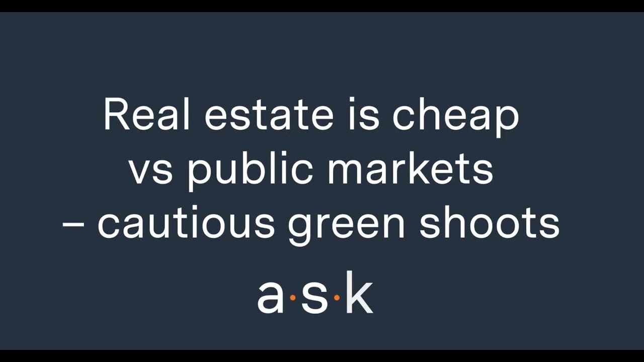 Real Estate is cheap vs Public markets - YouTube